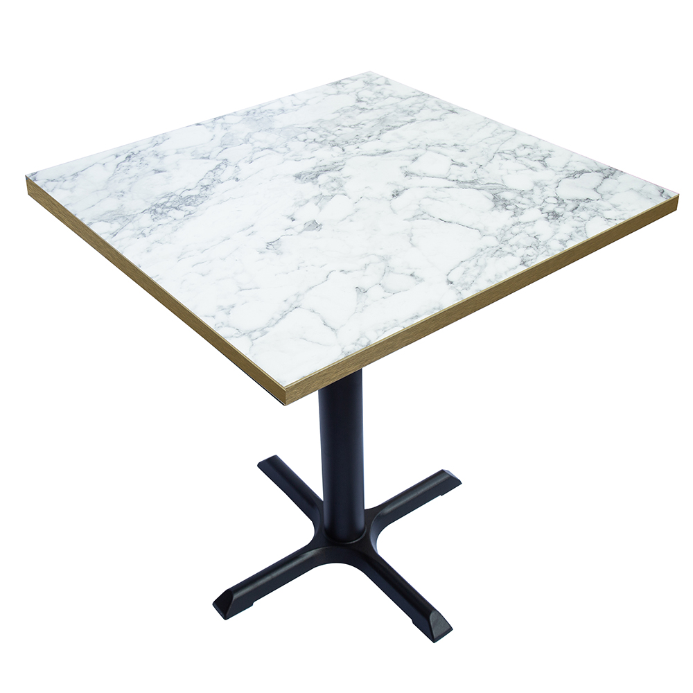 White Marble Effect Table - Contract Furniture Supplies